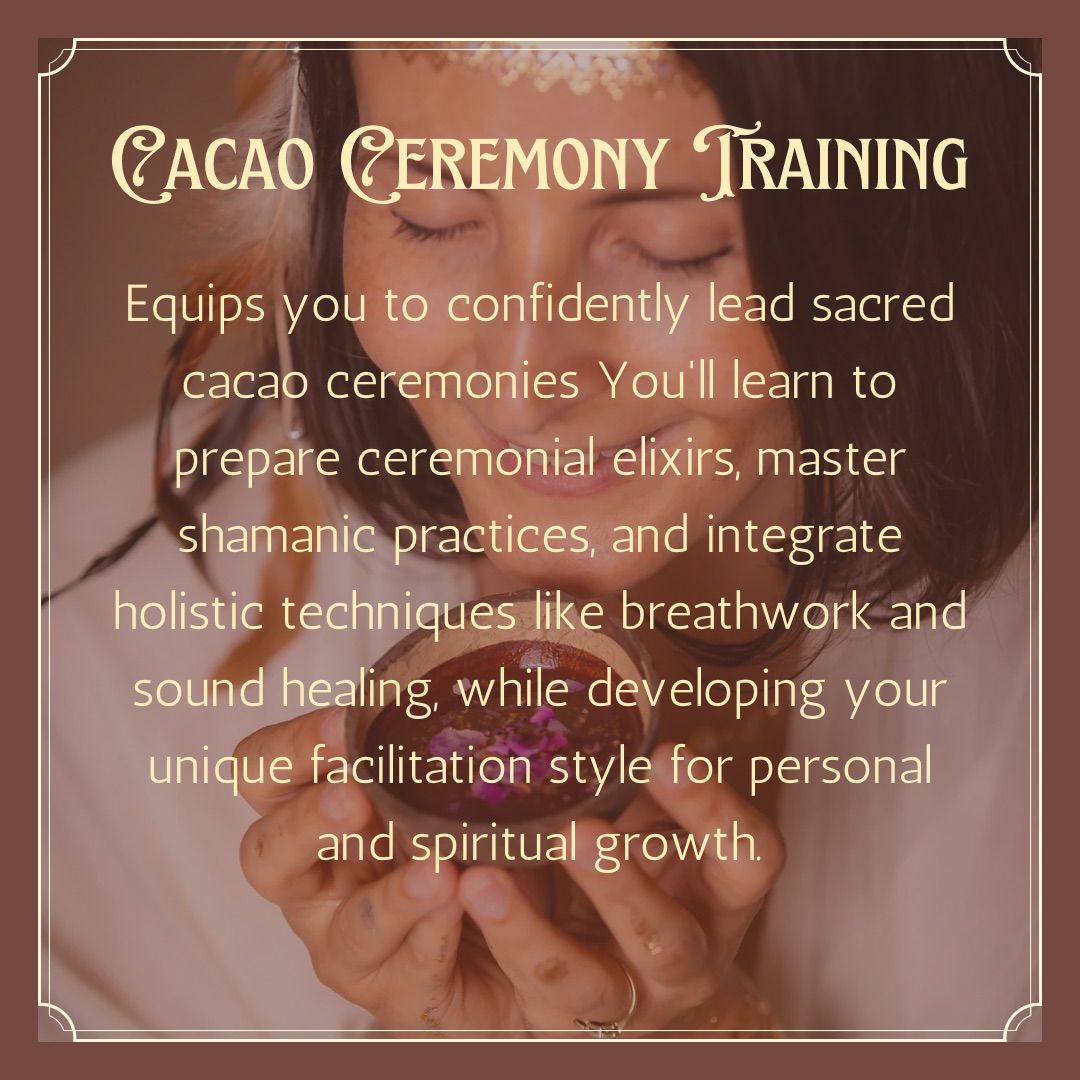 Cacao Ceremony Training – Integrated Therapy Work